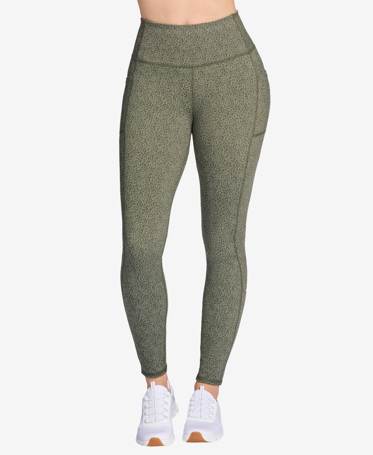 Click here for Skechers Womens GoWalk Daisies Leggings - Olive Li... prices