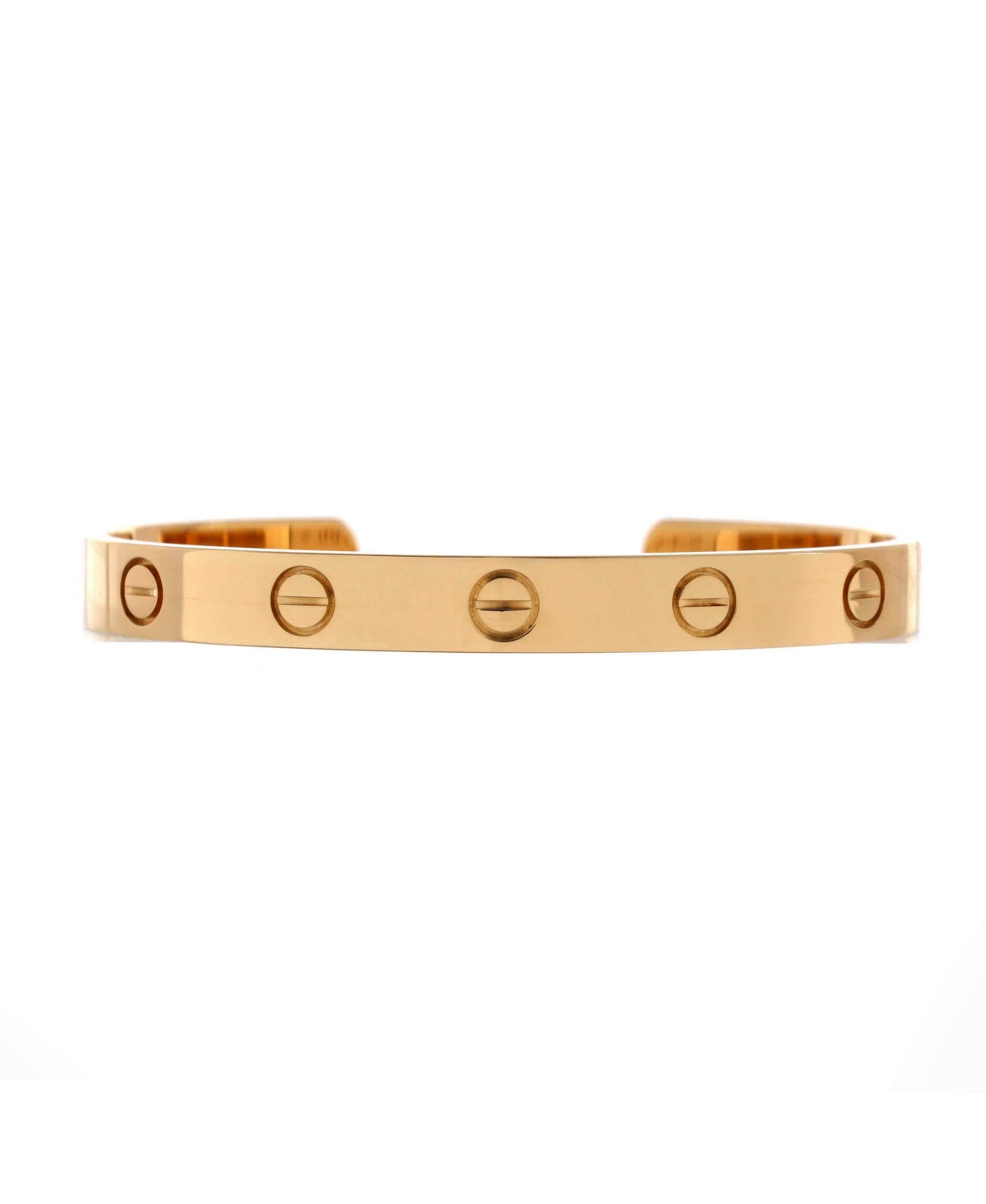 Click here for Pre-Owned Cartier Love Cuff Bracelet - 18k yellow... prices