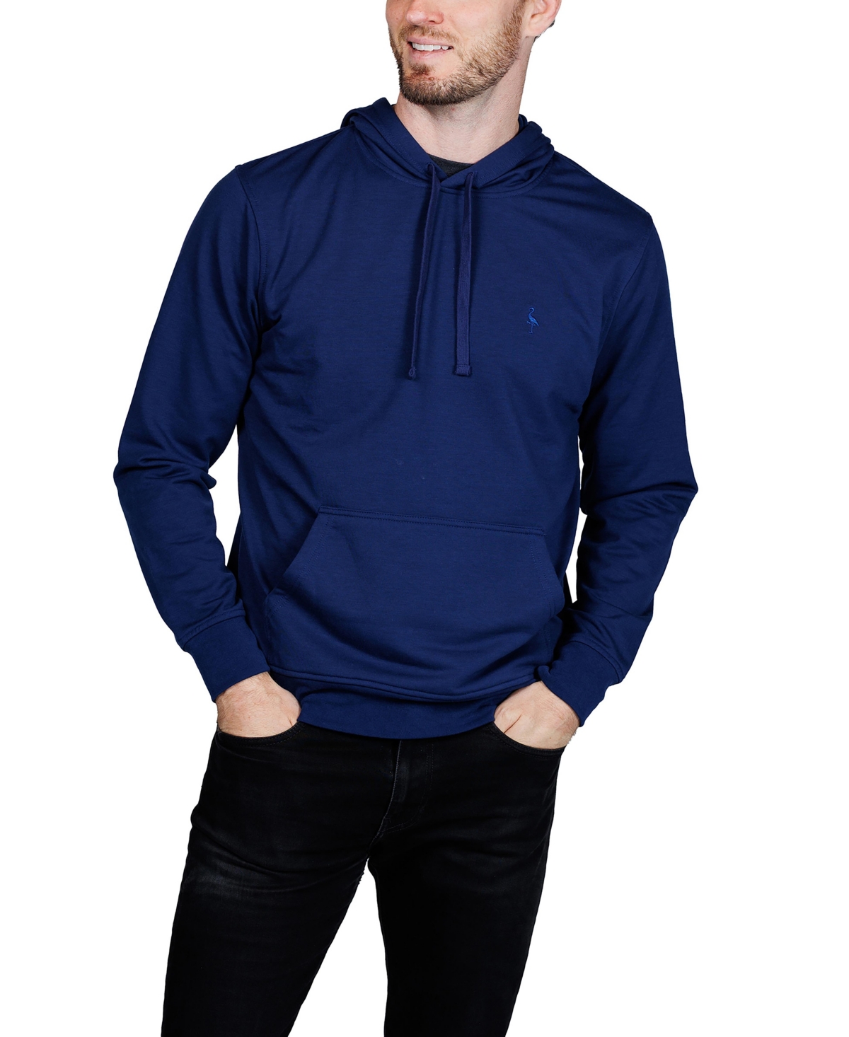 Click here for Tailorbyrd Mens Fleece Hoodie - Navy prices