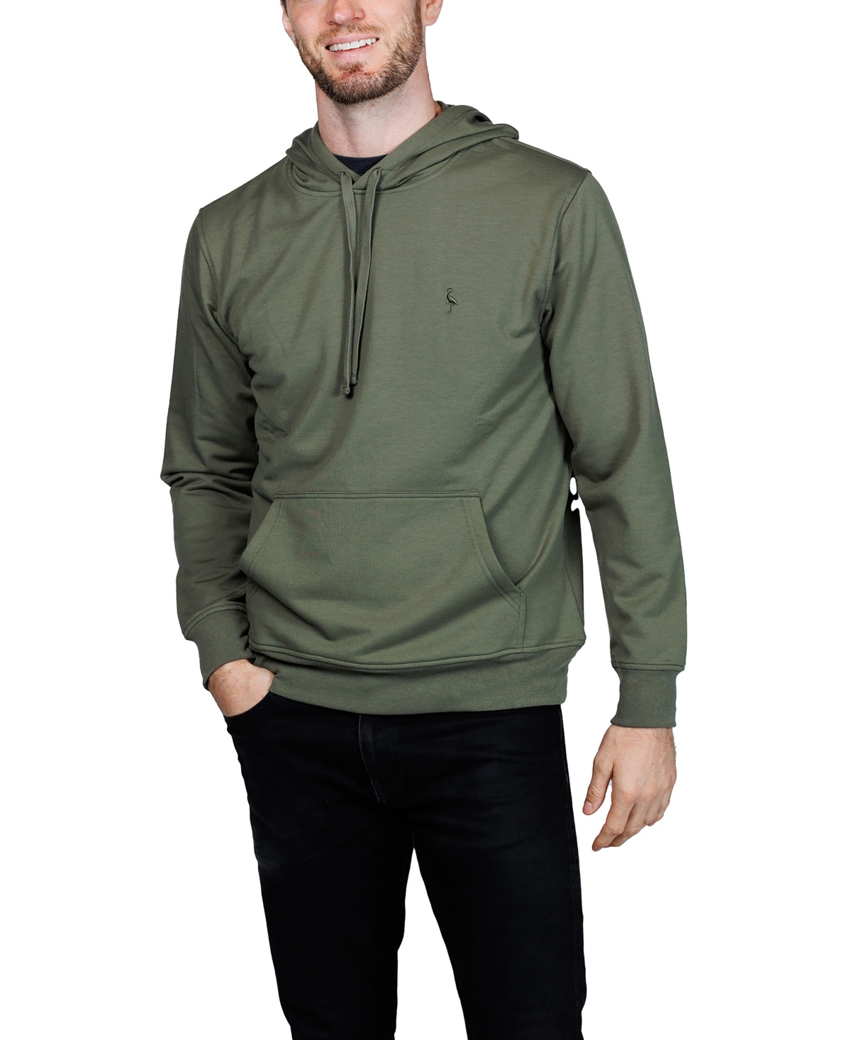 Click here for Tailorbyrd Mens Fleece Hoodie - Olive prices