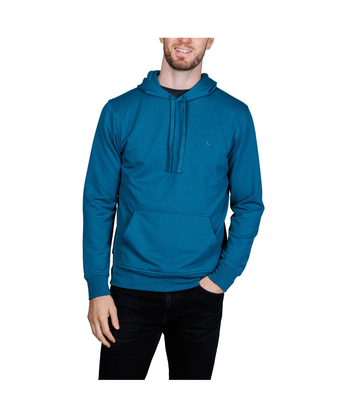 Click here for Tailorbyrd Mens Fleece Hoodie - Teal prices