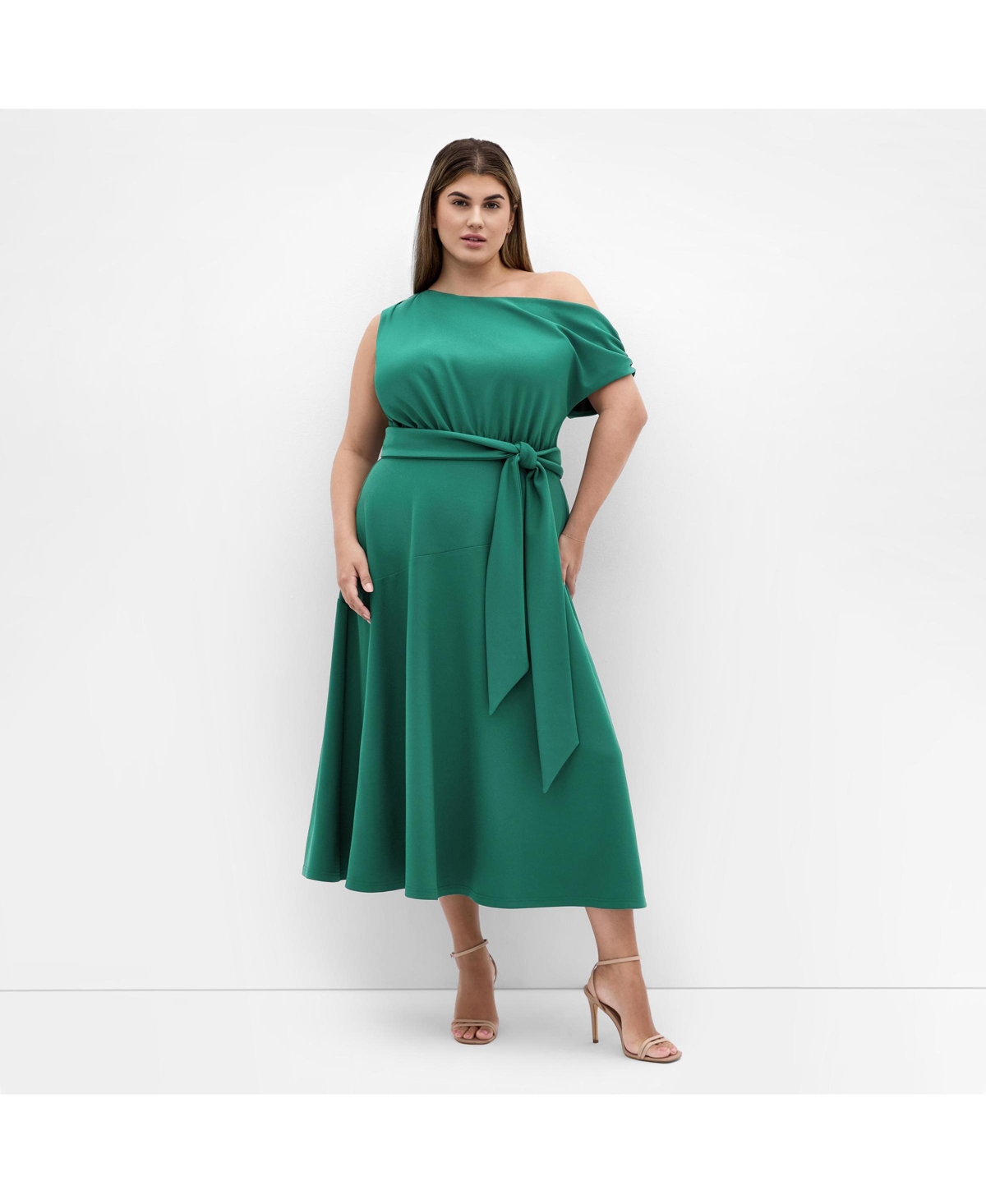 Click here for City Chic Womens Kate Off Shoulder Midi Dress - Ja... prices