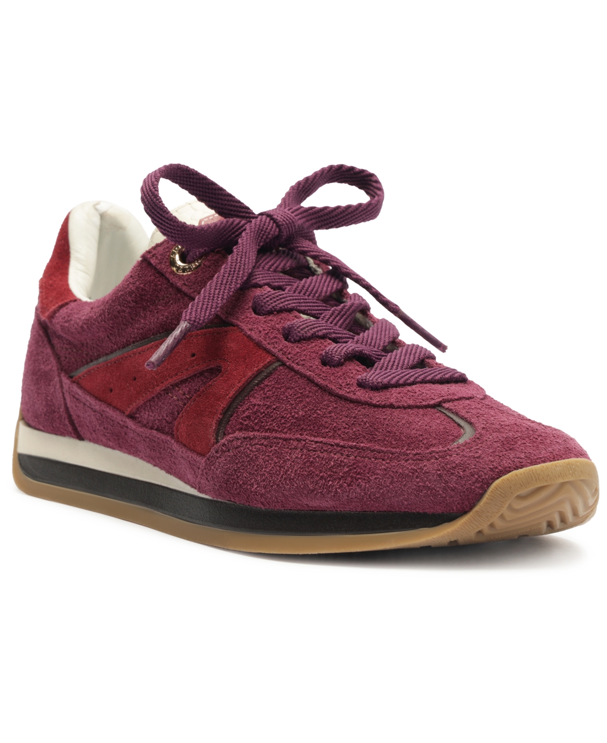 Click here for Arezzo Womens Molly Round Toe Sneakers - Red prices