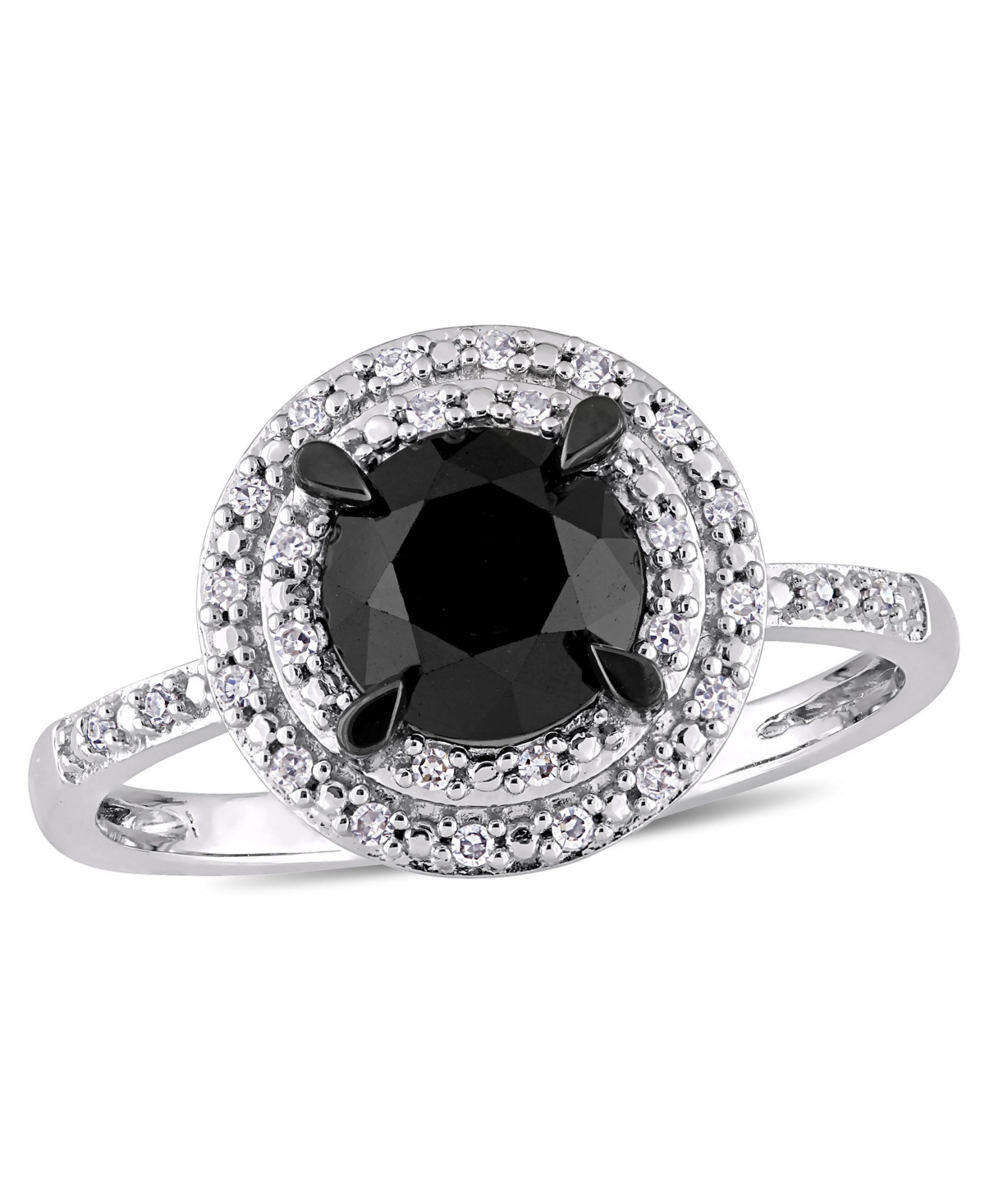 Click here for Macys Black and White Certified Diamond Double Hal... prices