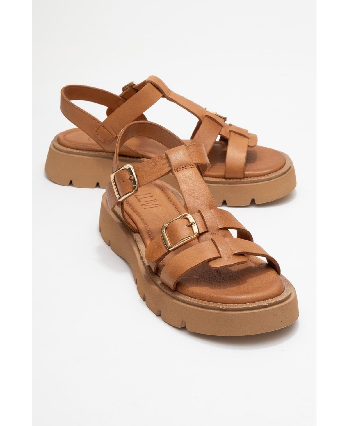 Click here for Forever & Always Shoes Melvin Leather Sandal (Wome... prices