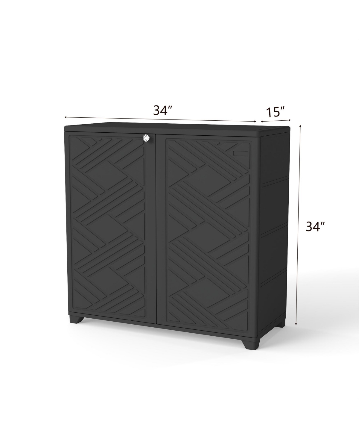Click here for Decksplore Diamond-Shaped Outdoor Storage Cabinet... prices