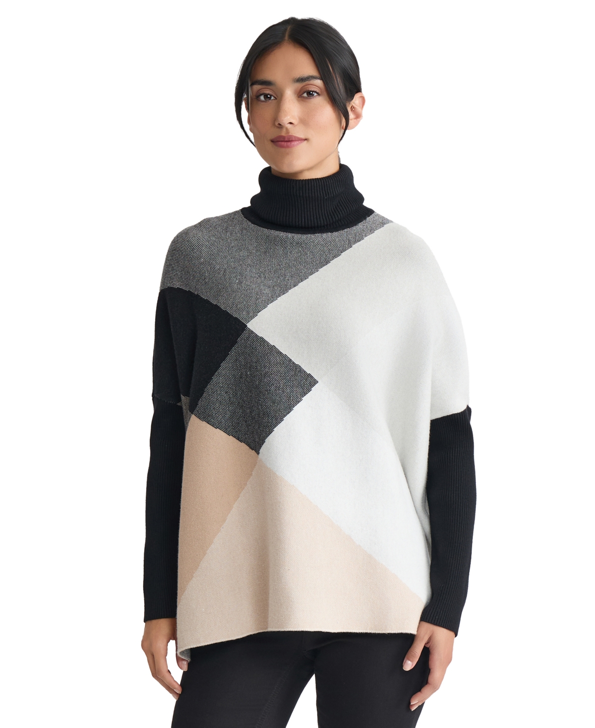 Click here for Jones New York Petite Turtle Neck Long Sleeve Swea... prices