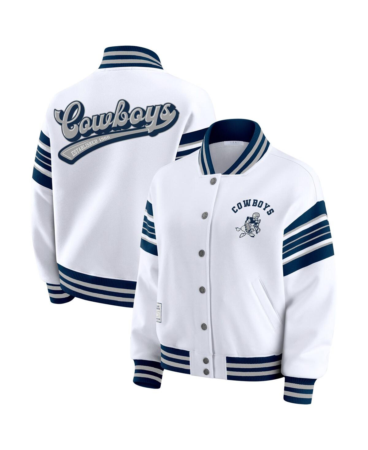Click here for Wear by Erin Andrews Womens White Dallas Cowboys F... prices