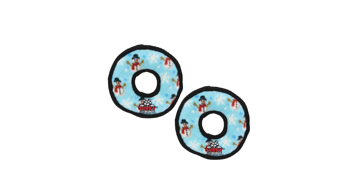 Click here for Tuffy Holiday Jr Ring Snowman 2 Pack   Durable Plu... prices