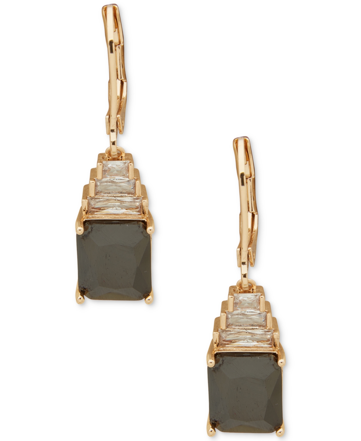 Click here for Anne Klein Cubic Zirconia Gold-Tone Dynamic Drop E... prices