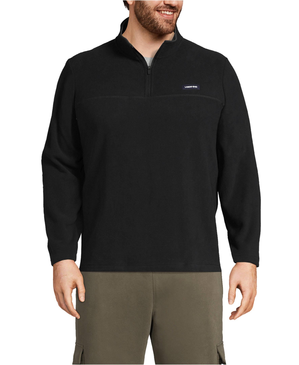Click here for Lands End Big & Tall Anyweather Fleece Quarter Zip... prices