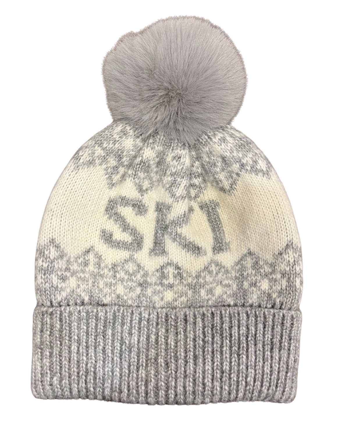 Click here for Marcus Adler Knit Ski Beanie Hat - Gray prices