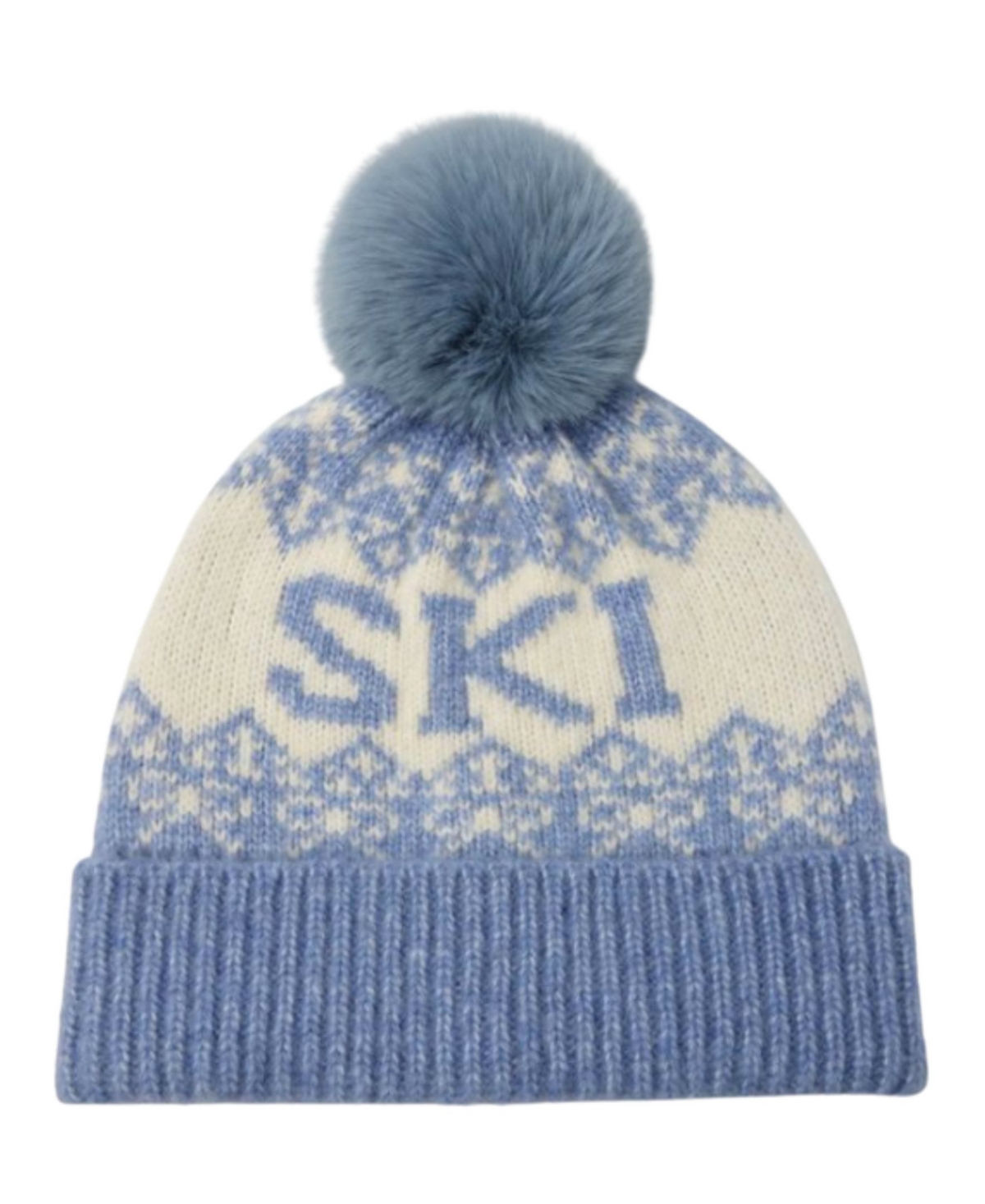 Click here for Marcus Adler Knit Ski Beanie Hat - Blue prices
