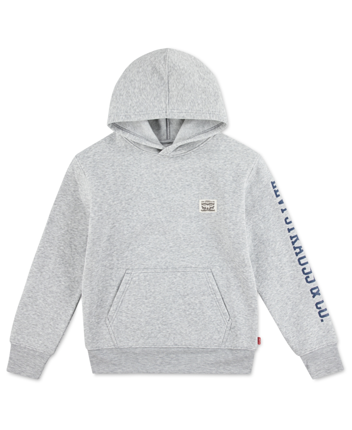 Click here for Levis Boys 8-20 Pull-On Hoodie Sweatshirt - Gray H... prices