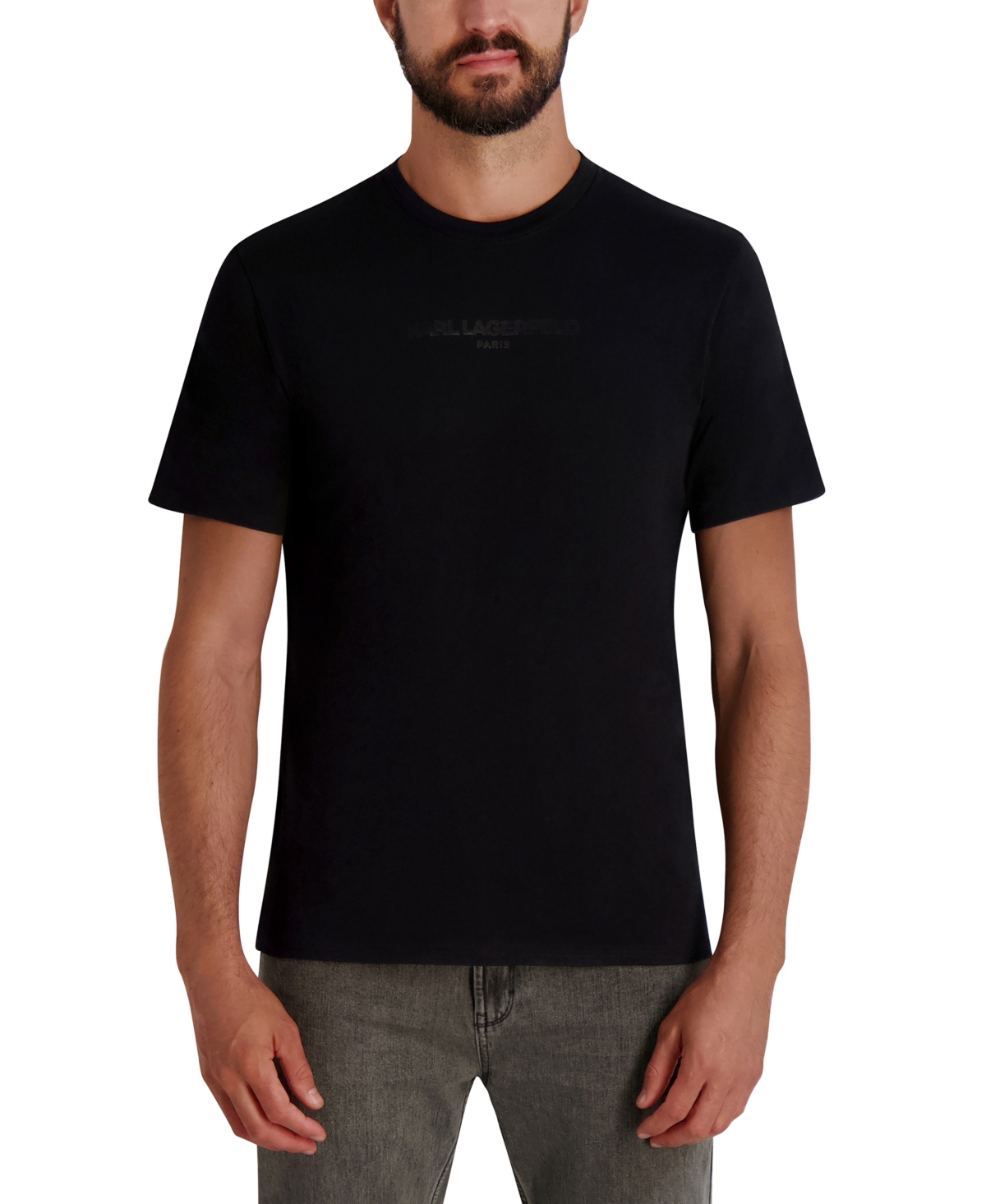 Click here for Karl Lagerfeld Paris Mens Short Sleeve Crewneck Lo... prices