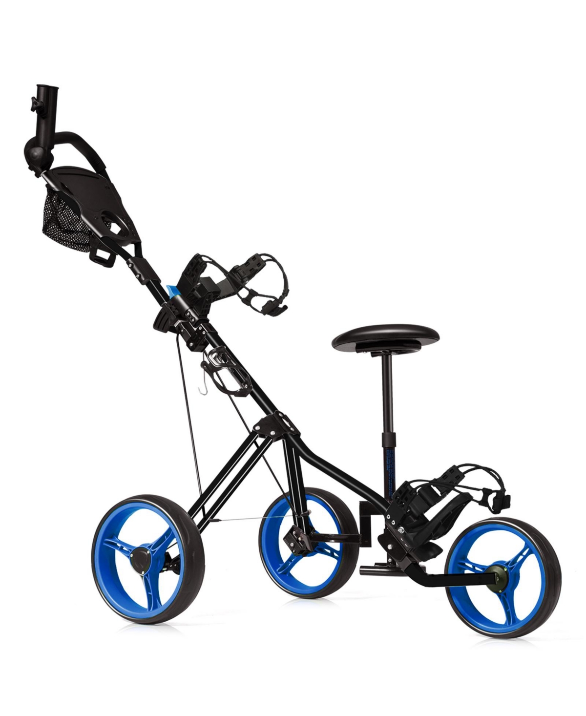 Click here for Foldable 3-Wheel Golf Push Pull Trolley with Score... prices