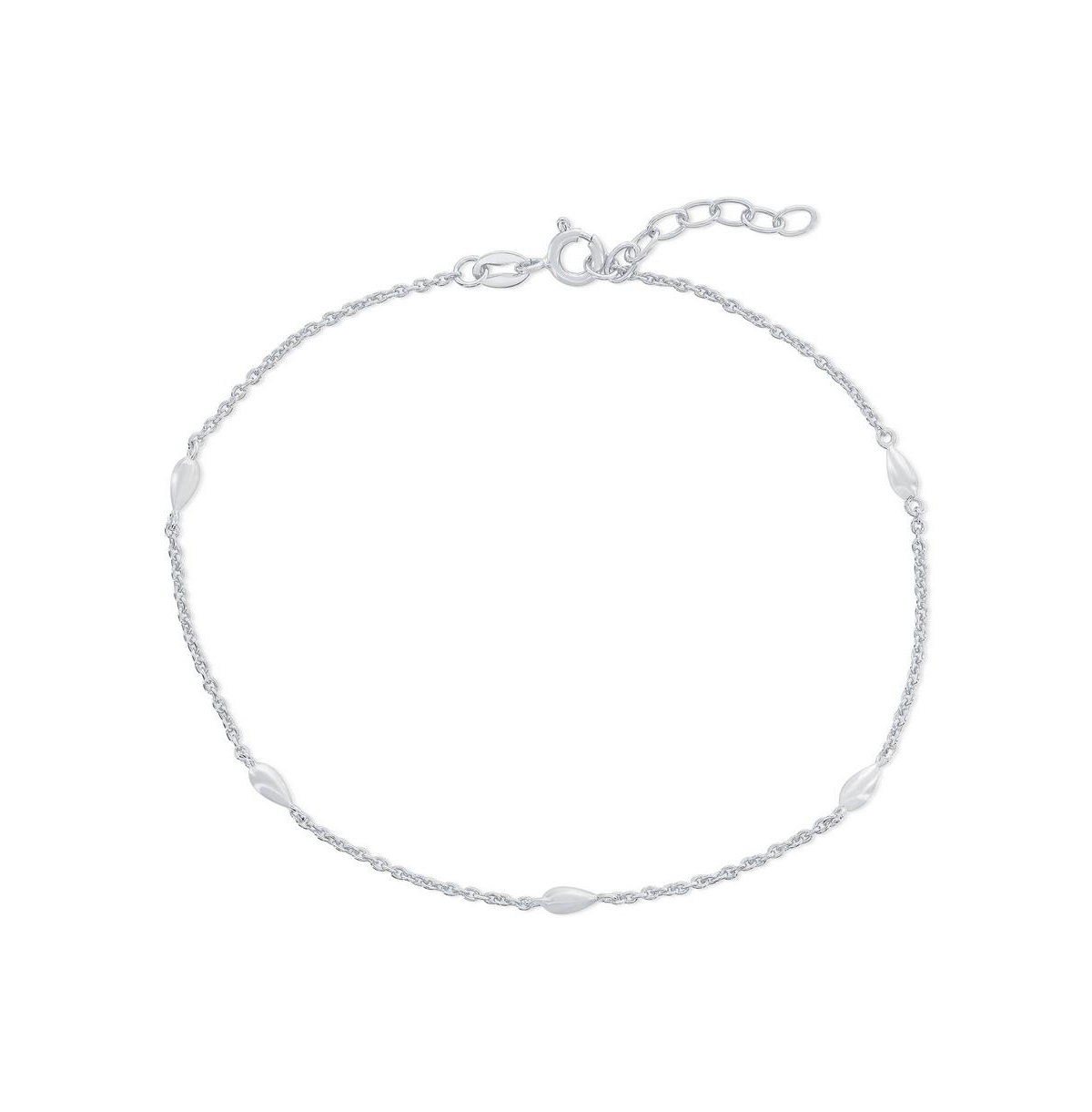 Click here for Simona Sterling Silver  Pearshaped by the Yard Ank... prices