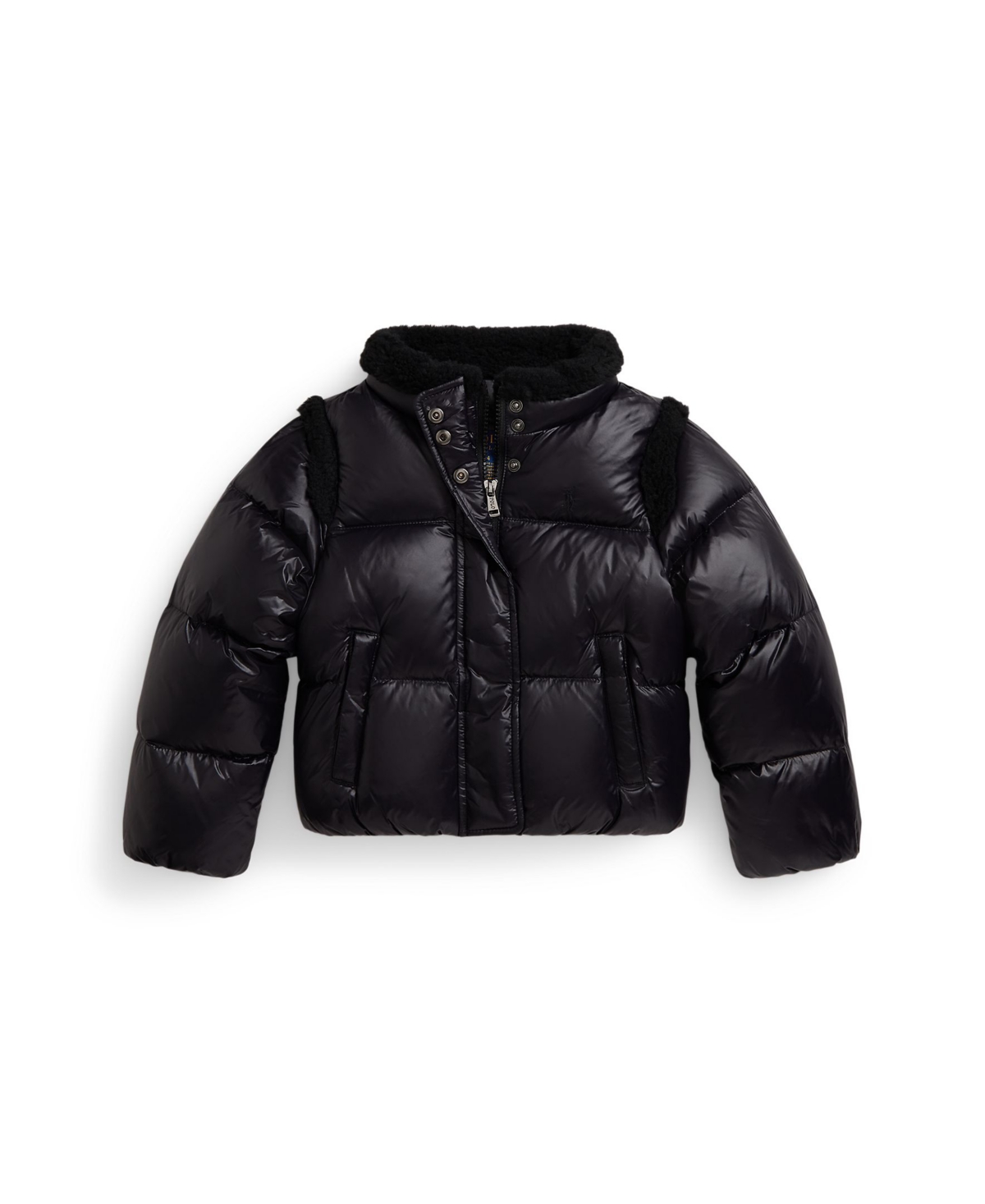 Click here for Polo Ralph Lauren Girls 2T-6X Teddy Fleece-Trim Bo... prices