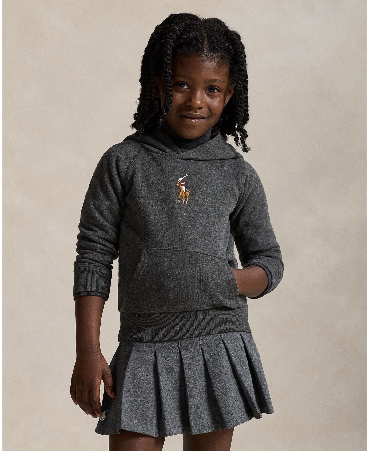 Click here for Polo Ralph Lauren Girls 2T-6X Big Pony Long Sleeve... prices