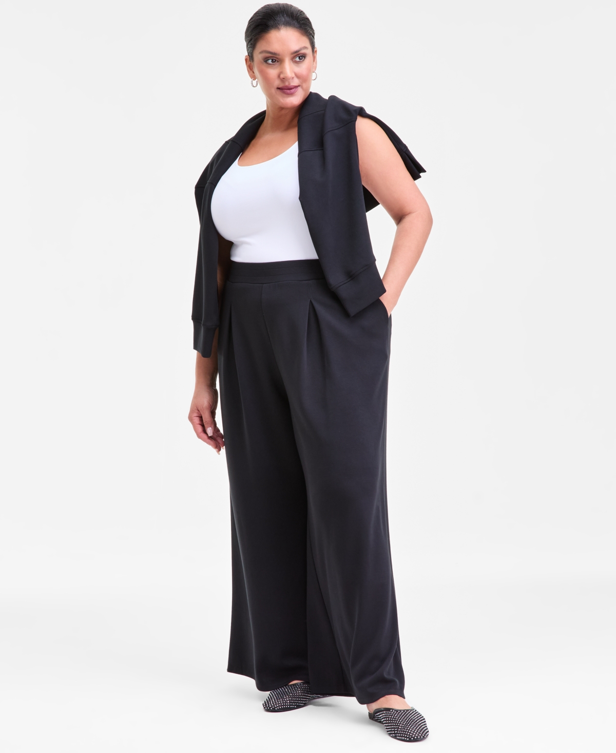 Click here for I.n.c. International Concepts Plus Size Pull-On Wi... prices