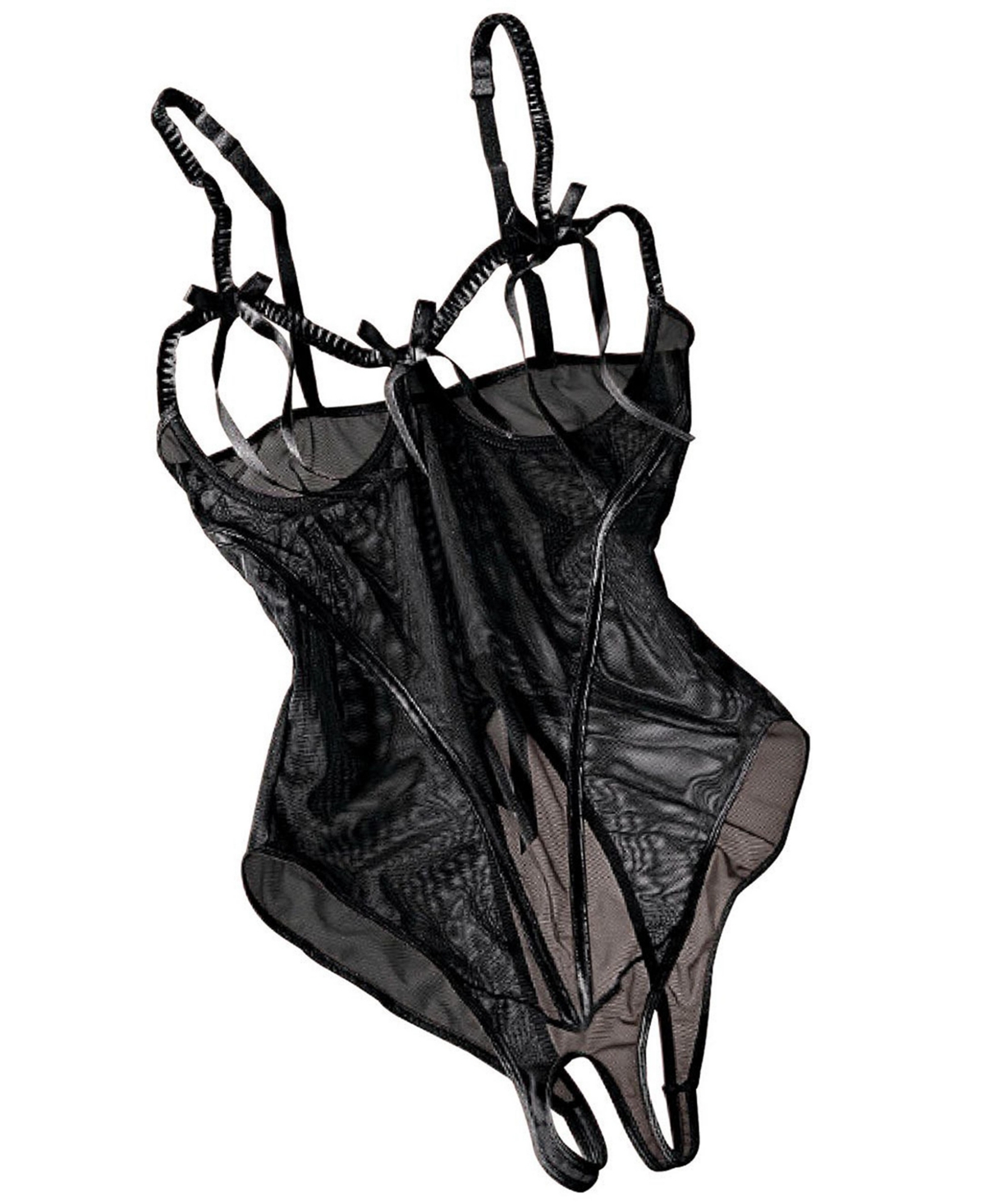 Click here for Lascana Womens Open Sheer Teddy - Black prices