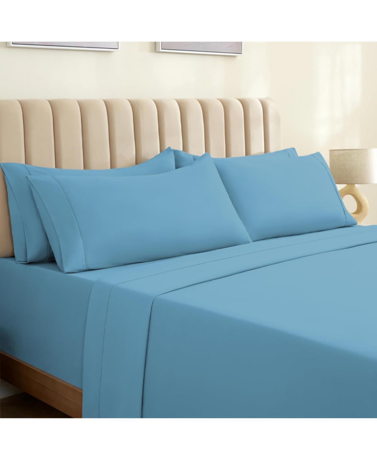Click here for 4PC Silky Soft Cooling Deep Pocket Performance She... prices