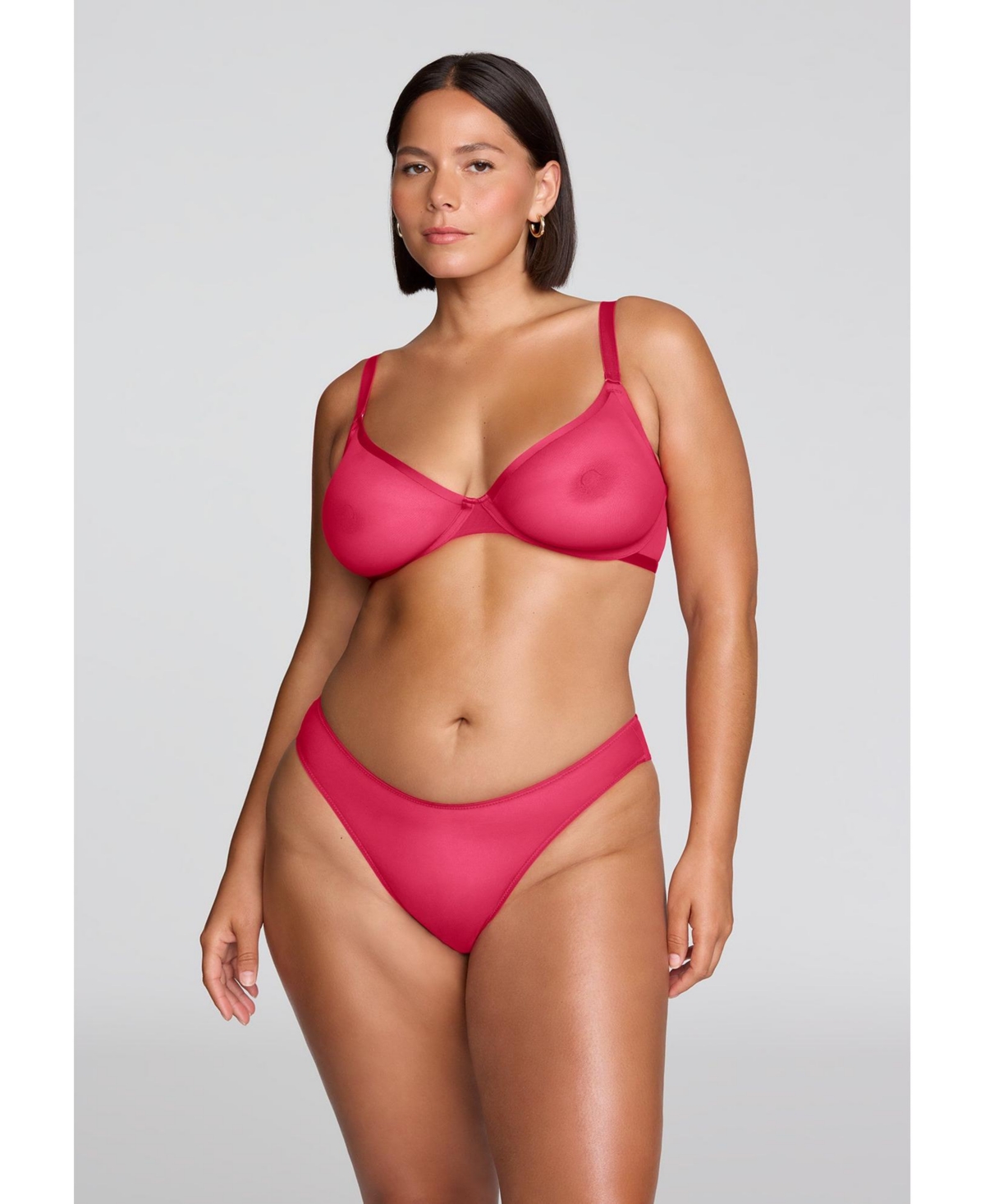 Click here for Cuup Womens The Plunge - Mesh - Azalea prices