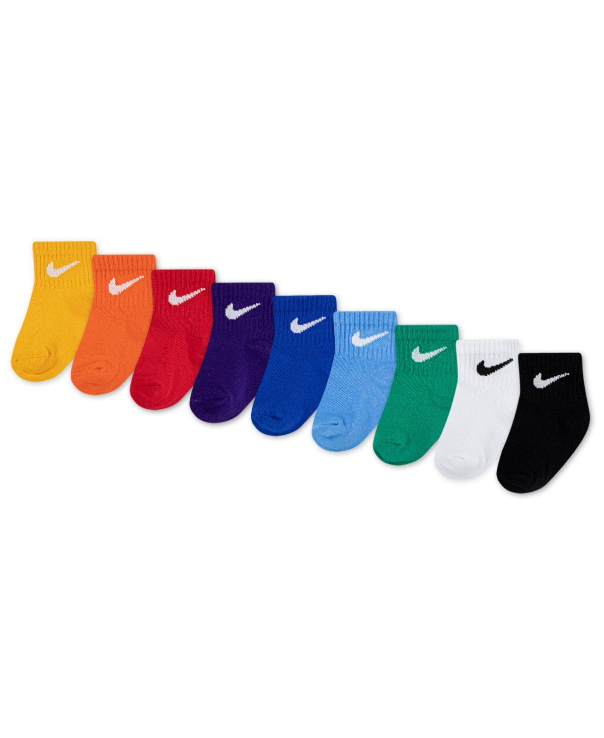 Click here for Nike Baby Girls and Boys 2T-4T 9-Pack Assorted Soc... prices