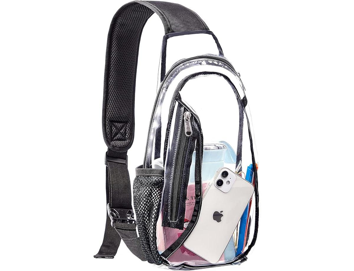 Click here for Clear Sling Bag  Stadium Approved Pvc Crossbody Ba... prices