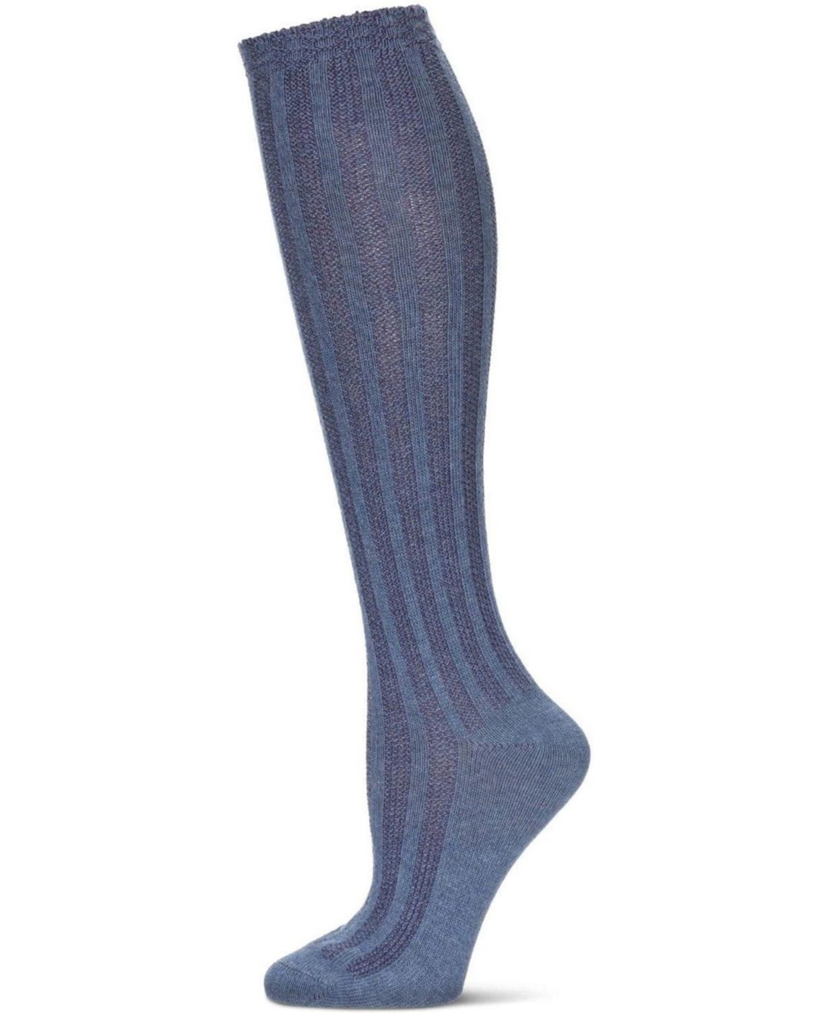 Click here for MeMoi Womens Track Flow Striped Knee-High Socks -... prices