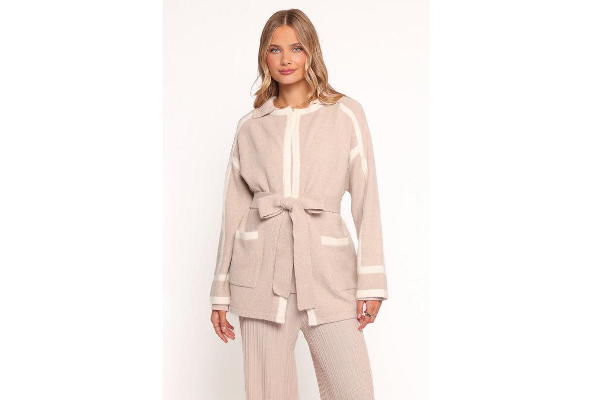 Click here for Petal and Pup Womens Maloney Tie Front Coatigan -... prices