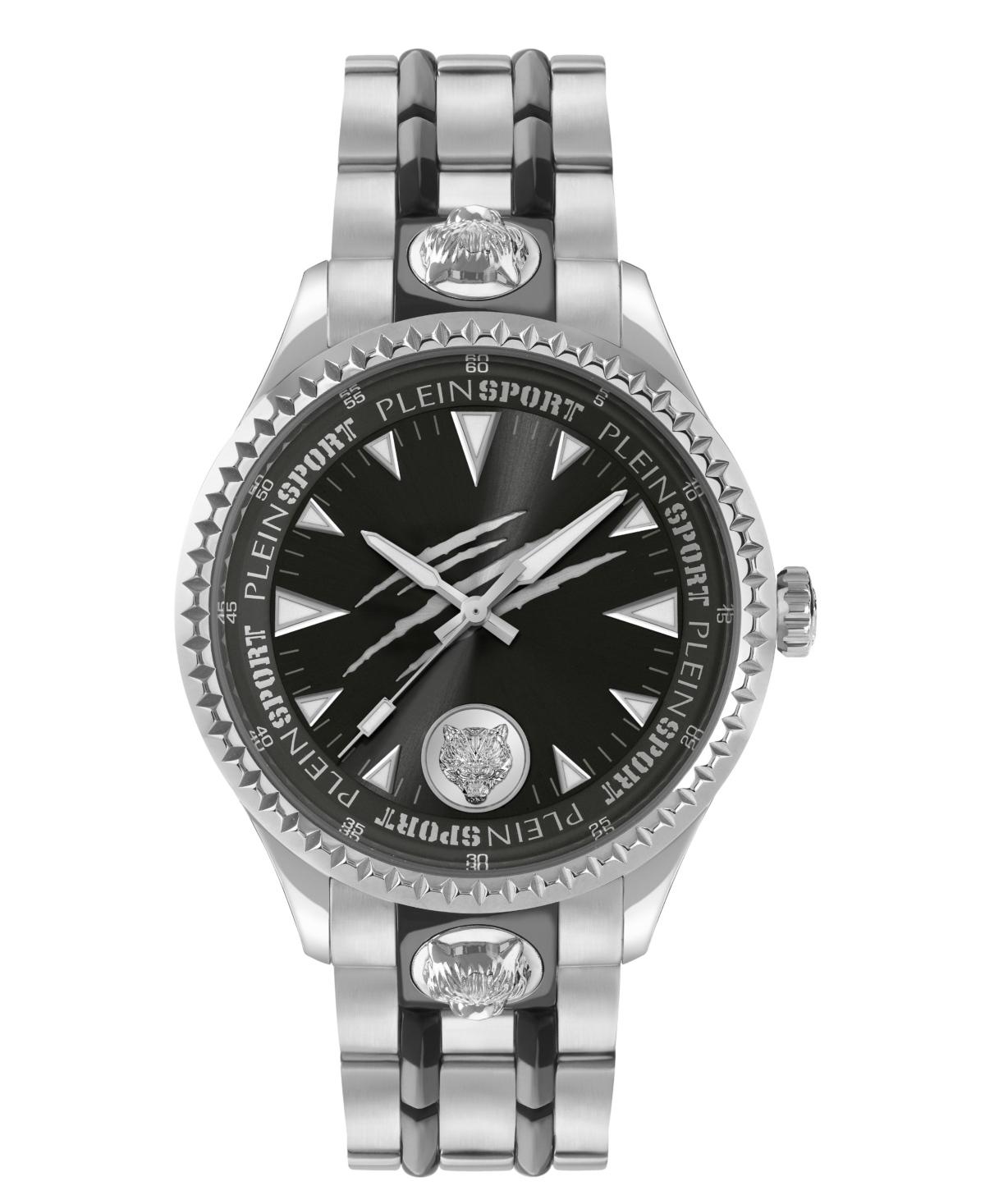 Click here for Plein Sport Mens Lineman 3 Hand Quartz Two Tone Br... prices