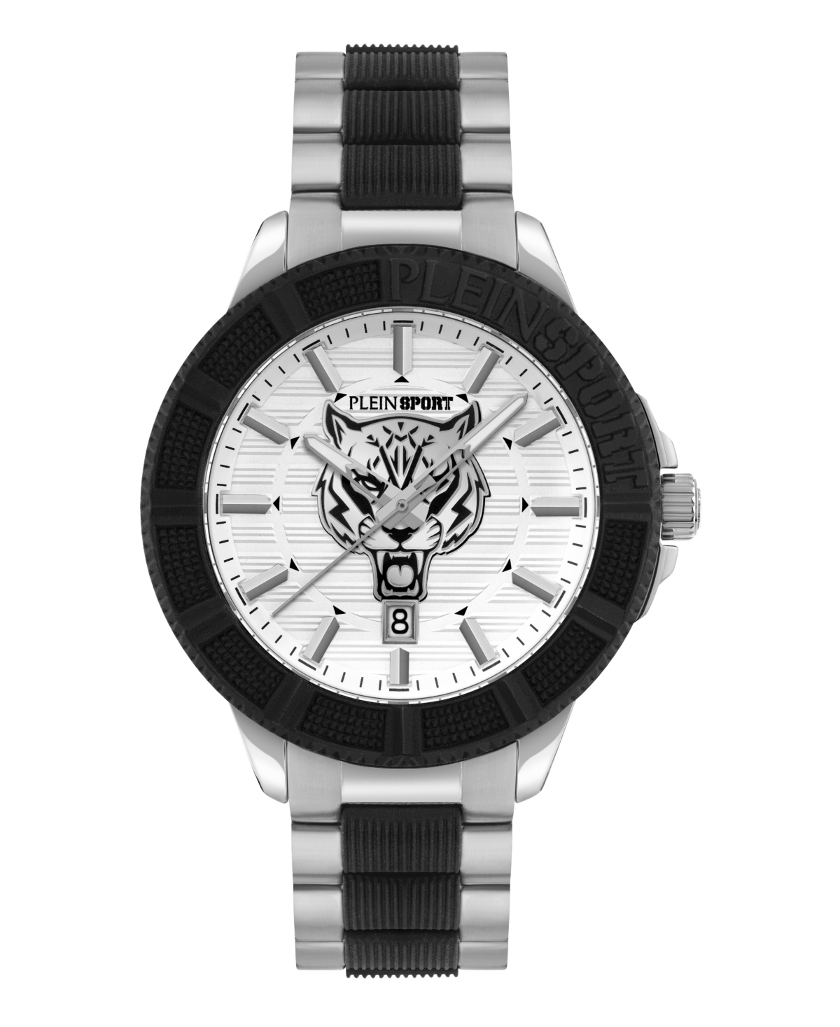 Click here for Plein Sport Mens City Rush 3 Hand Date Quartz Two... prices