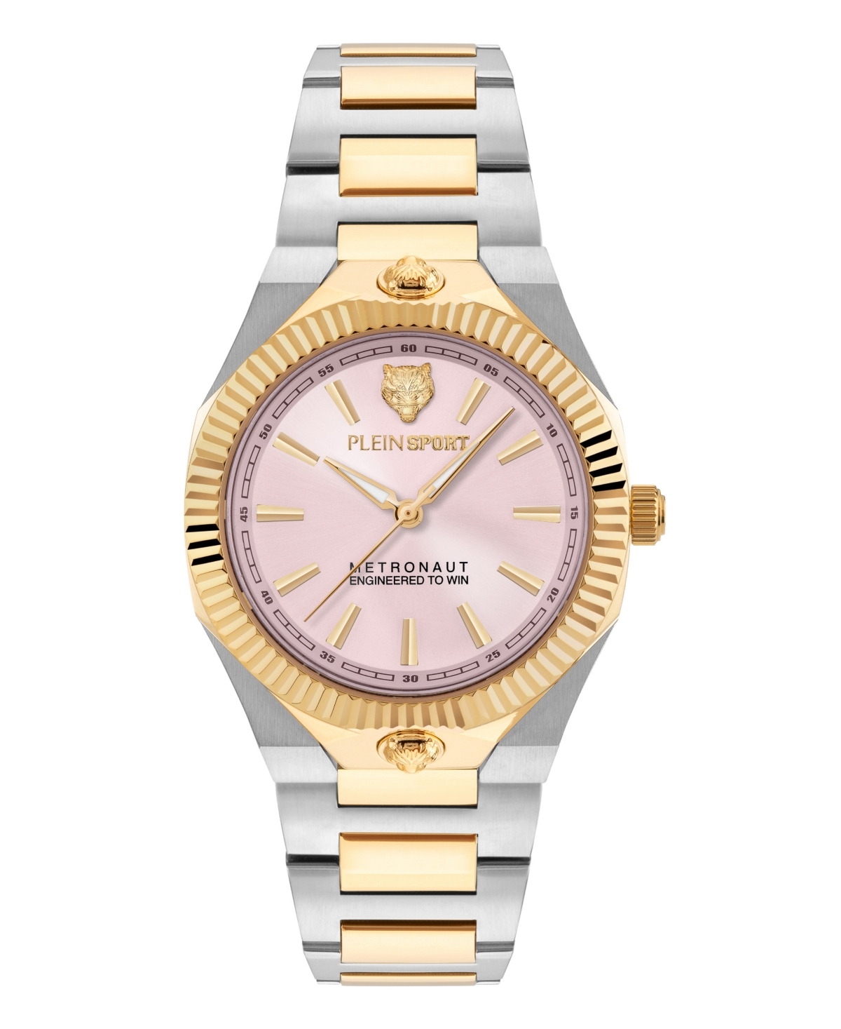 Click here for Plein Sport Womens Metronaut 3 Hand Quartz Two Ton... prices