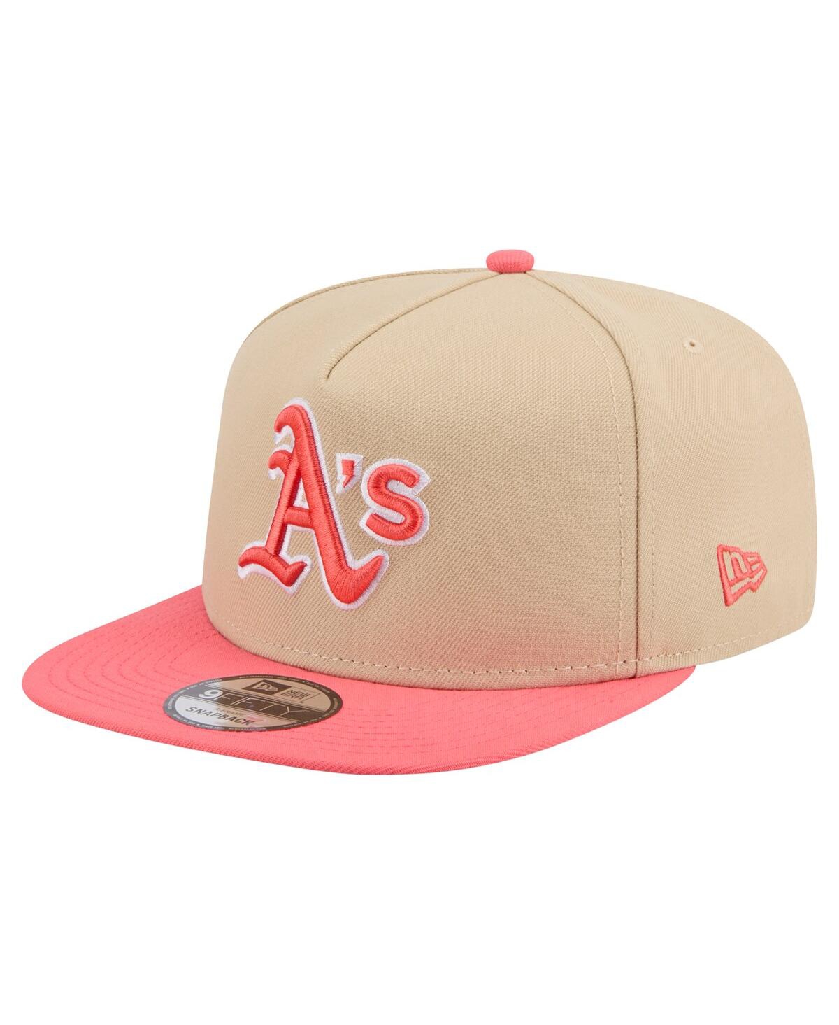 Click here for New Era Mens Light Beige/Coral Athletics Color Pac... prices