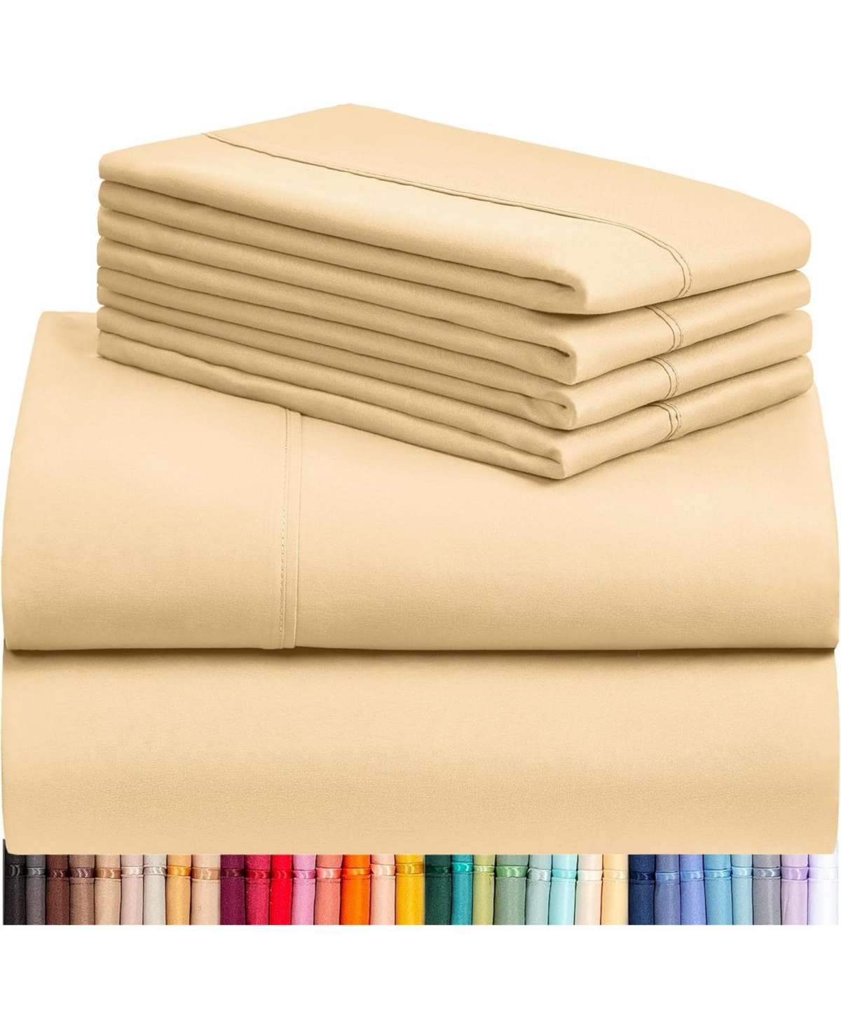 Click here for 4PC Silky Soft Cooling Deep Pocket Performance She... prices
