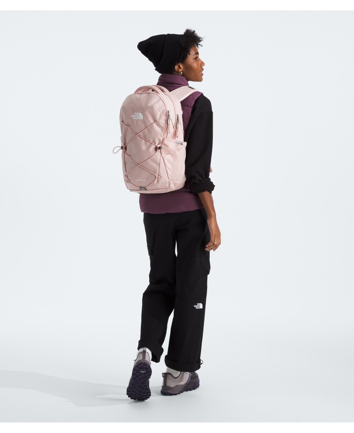 Click here for The North Face Womens Jester Backpack - Pink Moss prices