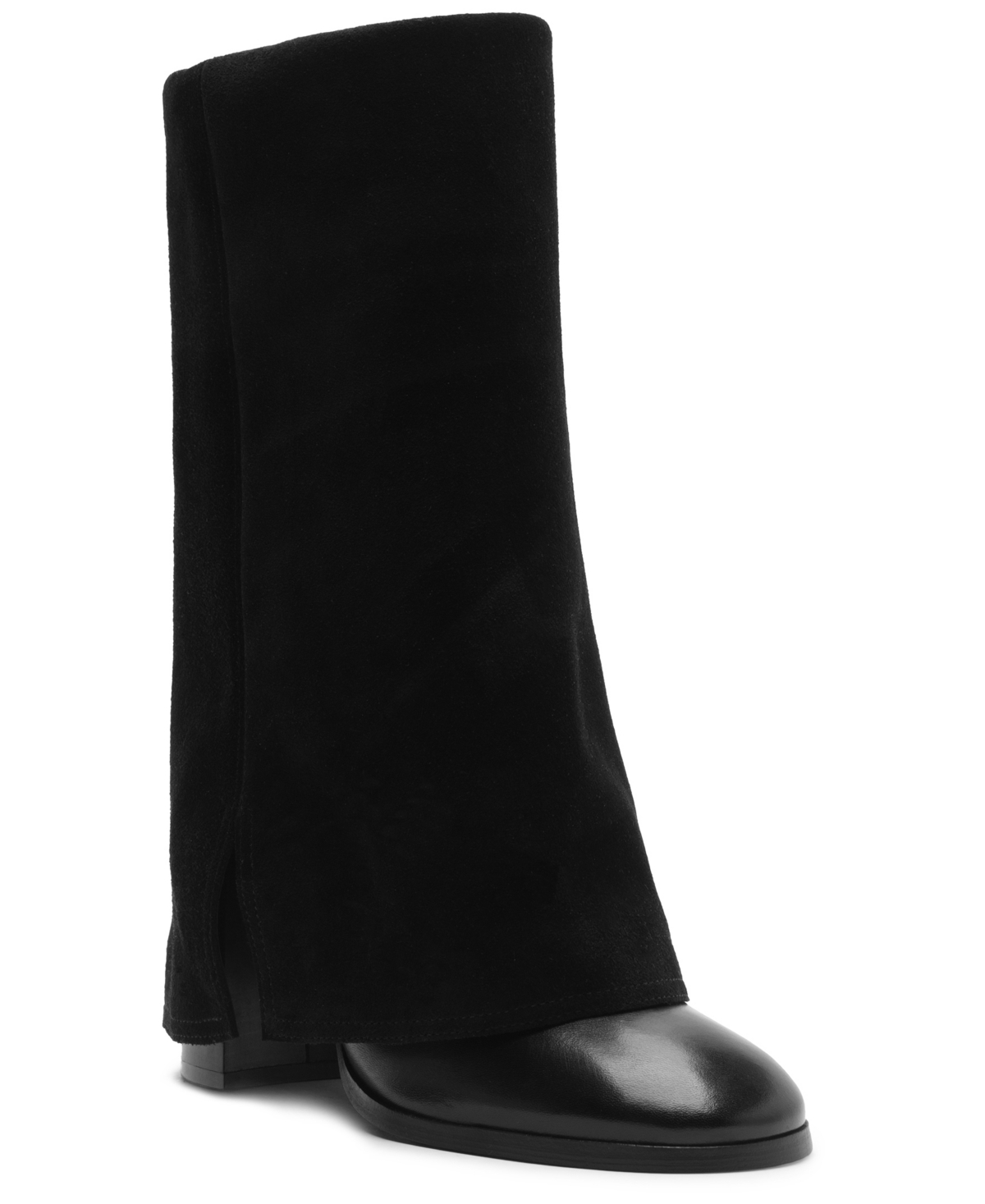 Click here for Arezzo Womens Harper Fold over Booties - Black prices