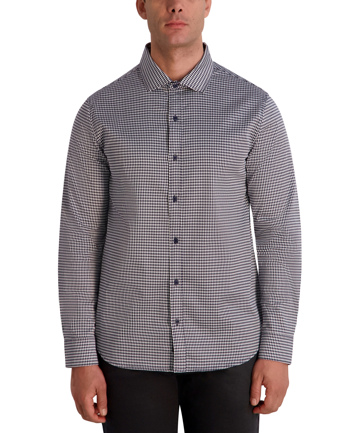 Click here for Karl Lagerfeld Paris Mens Collared Shirt - Navy prices