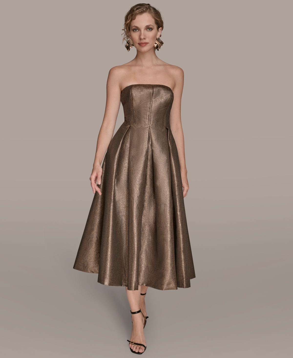 Click here for Donna Karan New York Womens Strapless Fit and Flar... prices