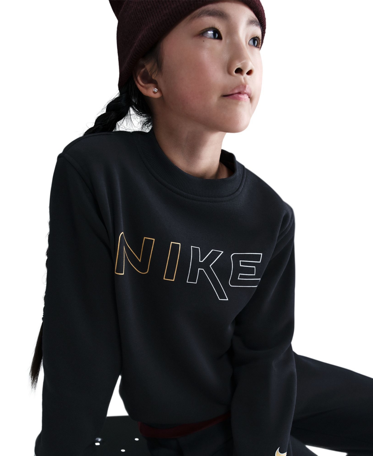 Click here for Nike Kids 7-20 Sportswear Club Crewneck Sweatshirt... prices