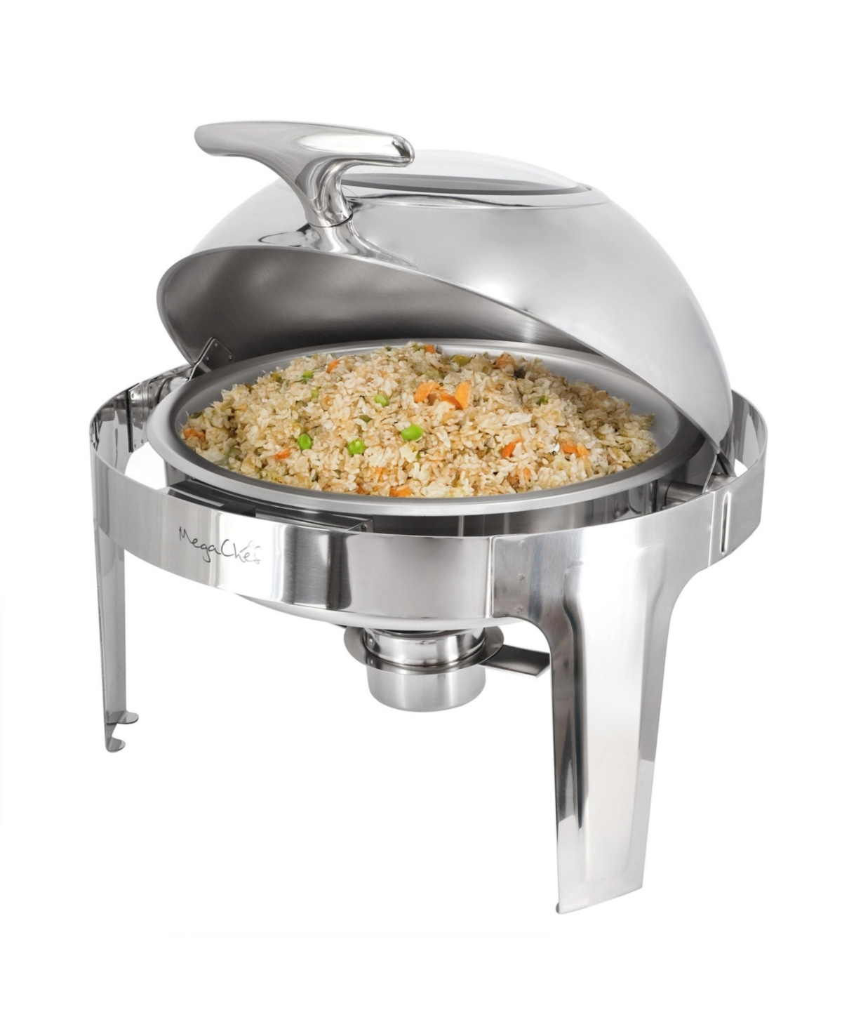 Click here for MegaChef 6.3 Quart Round Stainless Steel Dome Roll... prices