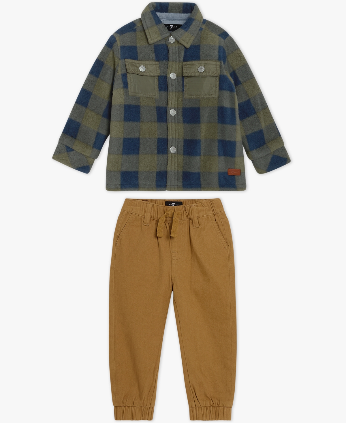 Click here for 7 For All Mankind Baby Boys 2-Piece Long Sleeve Sh... prices