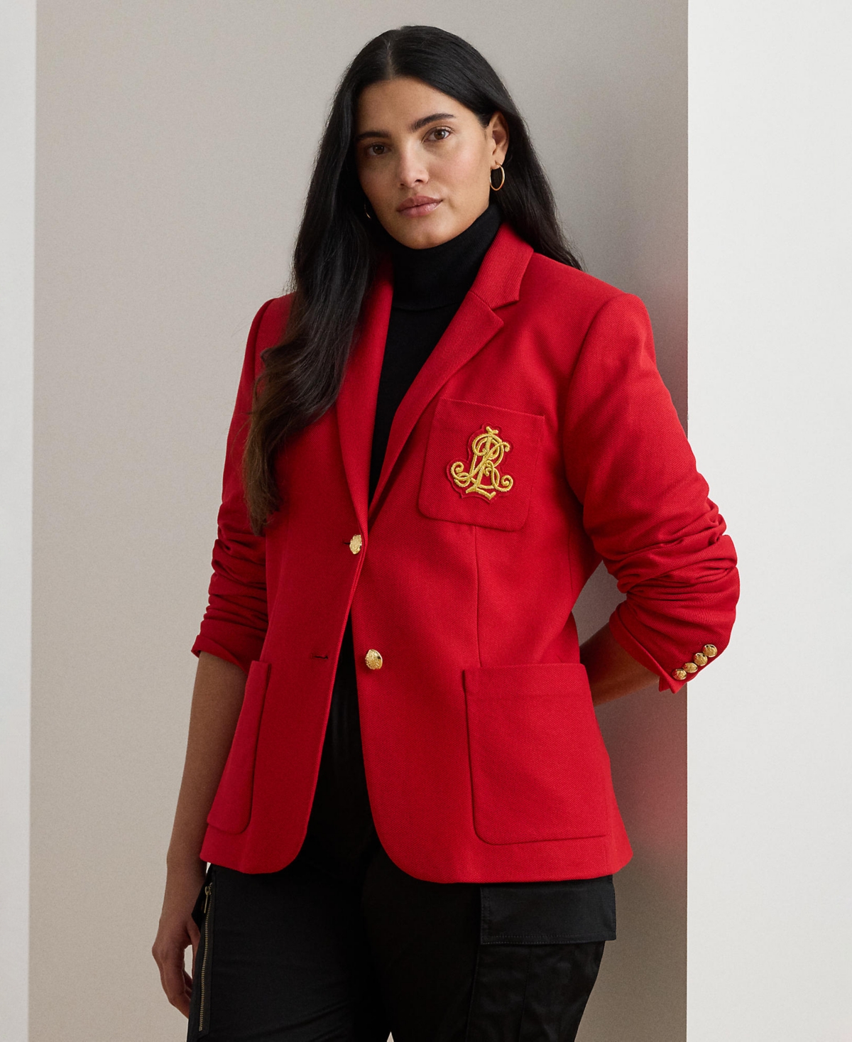 Click here for Lauren Ralph Lauren Plus Size Bullion Jacquard Bla... prices