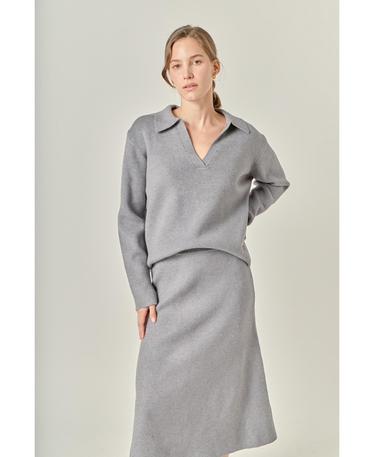 Click here for English Factory Womens Oversized Collar Knit Top -... prices