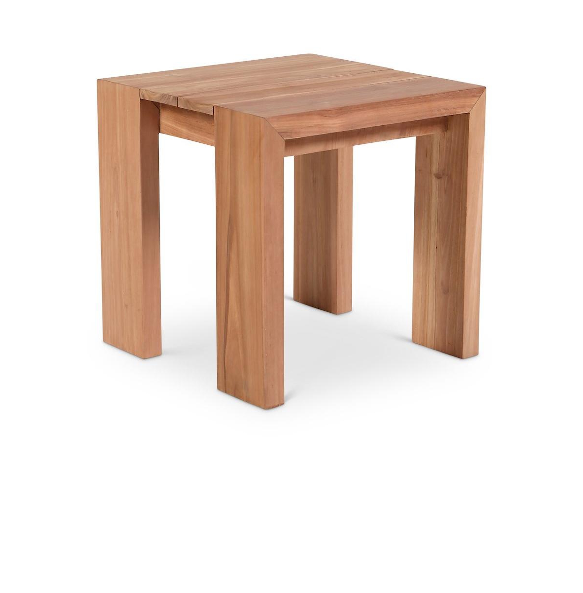 Click here for Meridian Furniture Tulum Teak Outdoor End Table -... prices