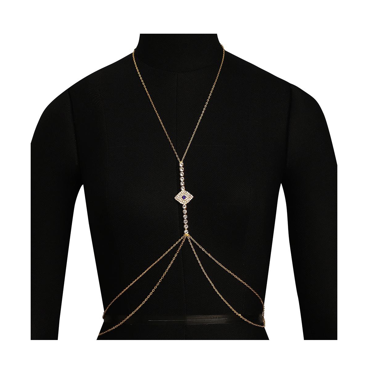 Click here for Sohi Womens The Evil Eye DAcolletage Body Chain -... prices