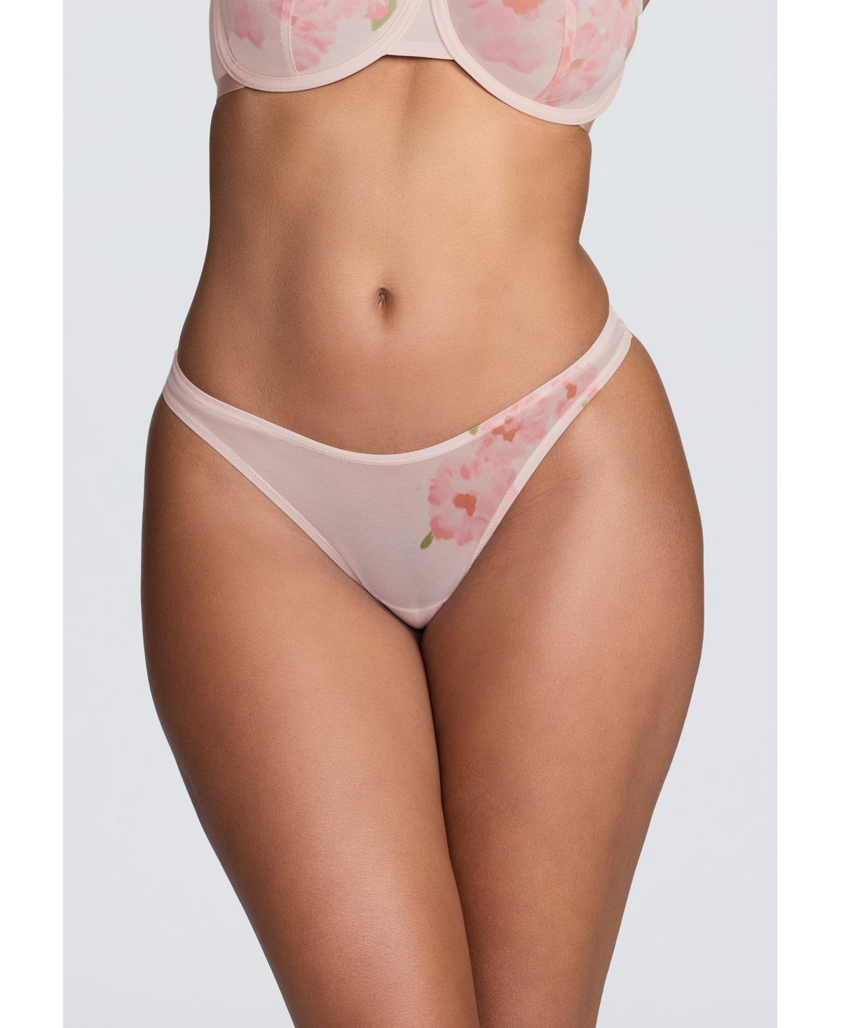 Click here for Cuup Plus Size The Thong - Mesh - Bloom prices