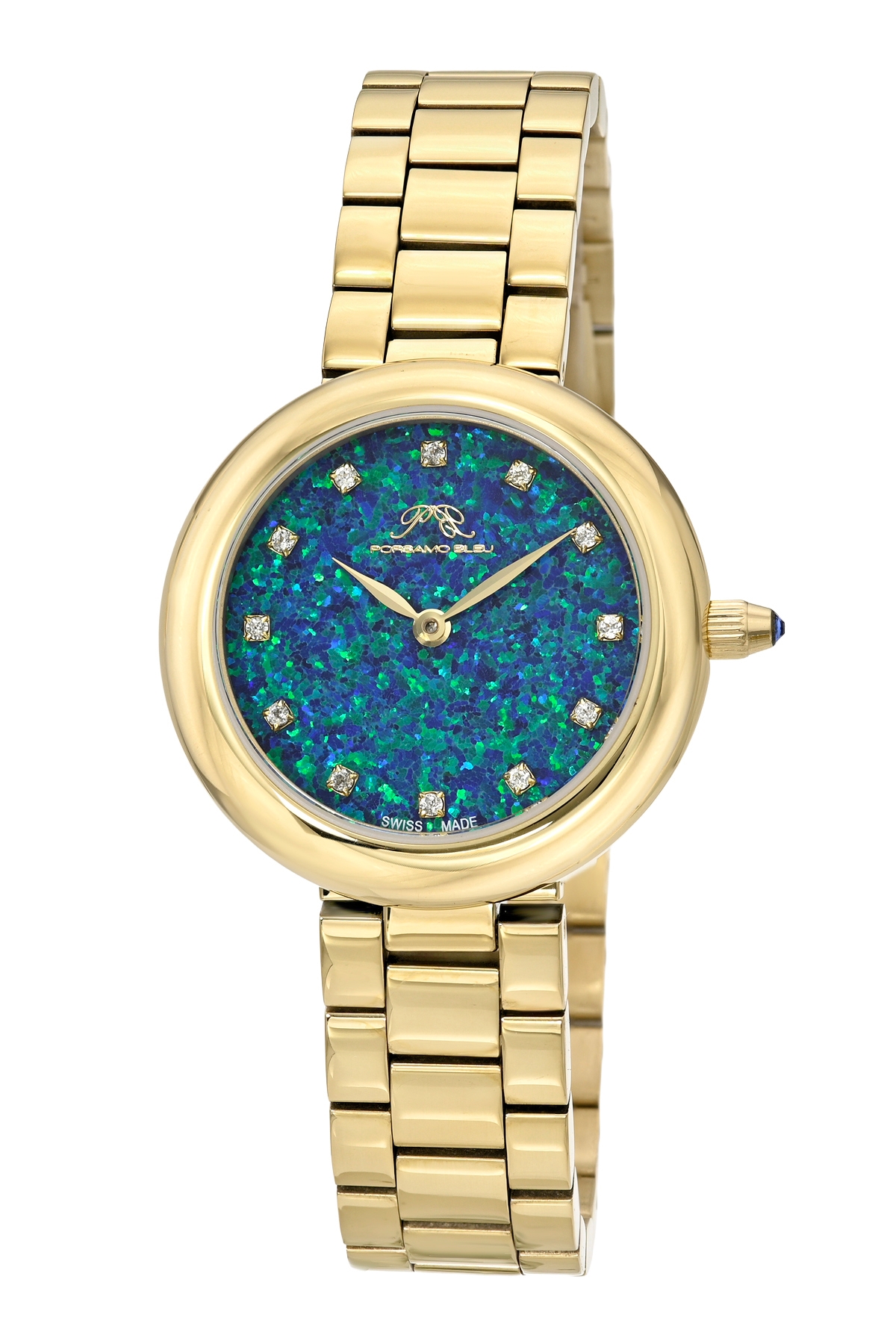 Click here for Porsamo Bleu Womens Opal Stainless Steel Bracelet... prices