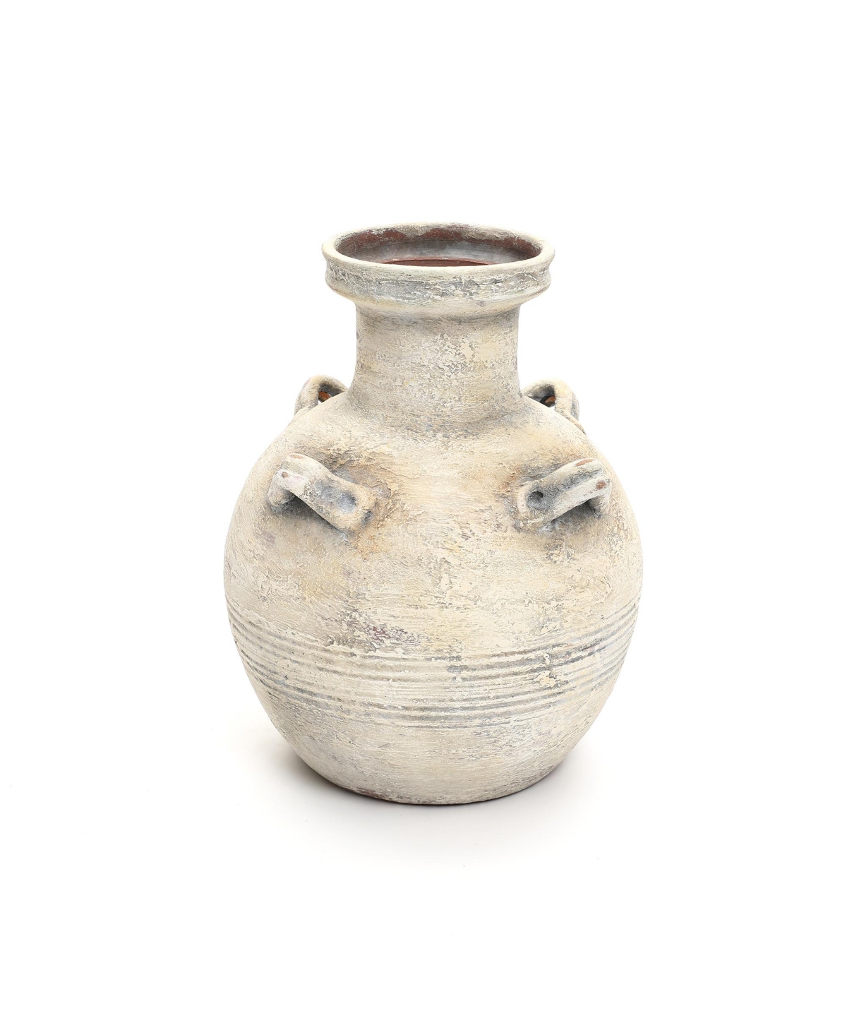Click here for LuxenHome Rustic Off-White with Gray 12.4-Inch Tal... prices